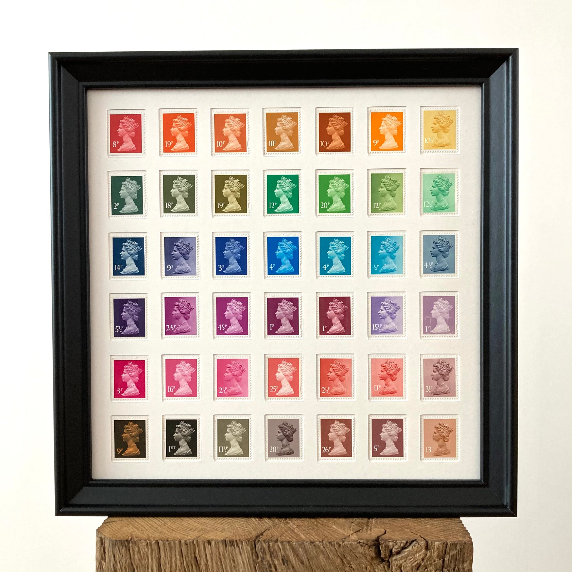 Rainbow Postage Stamp Artwork – Signature Stamps